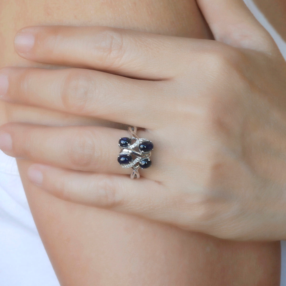 Sterling Silver Rings | Gemstone Rings – Anshi Online Jewelry